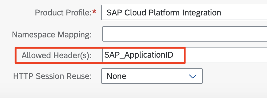 Handling of header SAP_ApplicationID in CPI IFlows
