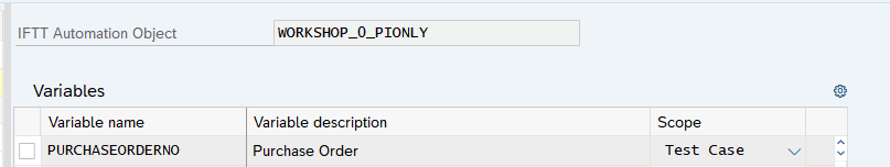 How to add variable value to test case description in the cockpit?