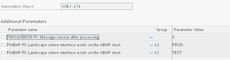 How to set up an Automation Object for SAP PI ABAP Synchronous interface