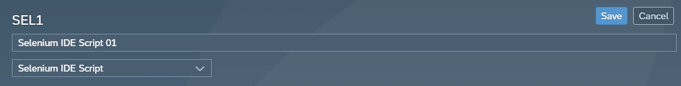 Selenium IDE Script
